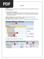 Validation and Substitution in SAP | PDF | Computer Science | Software Engineering