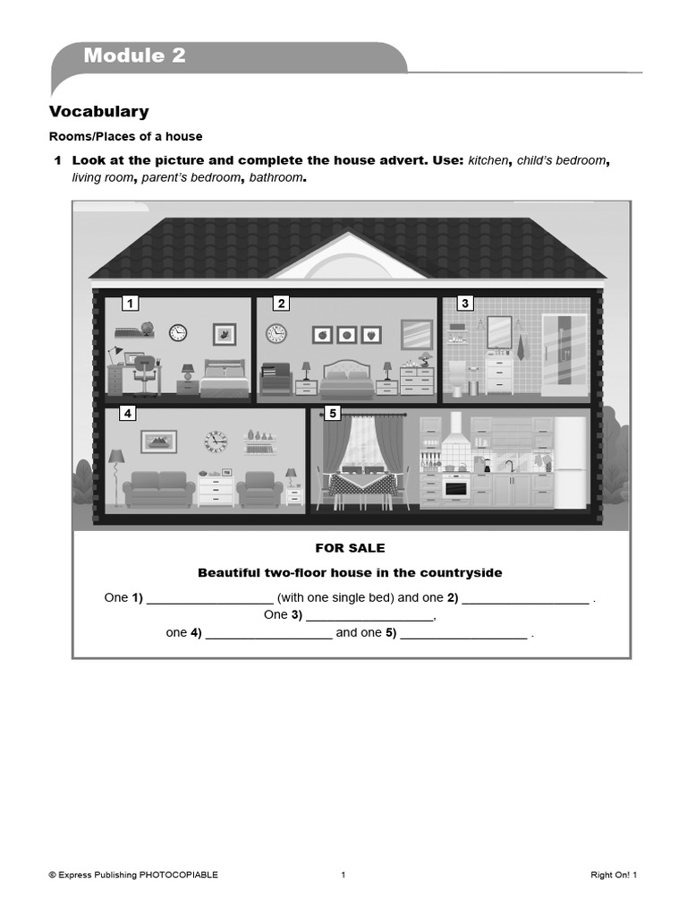 Evaluare Sumativa Fisier Right On - Module 2 | PDF | Plural | Grammar