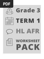 Graad 9 Afrikaans EAT Kom Ons Oefen Die Infinitief | PDF