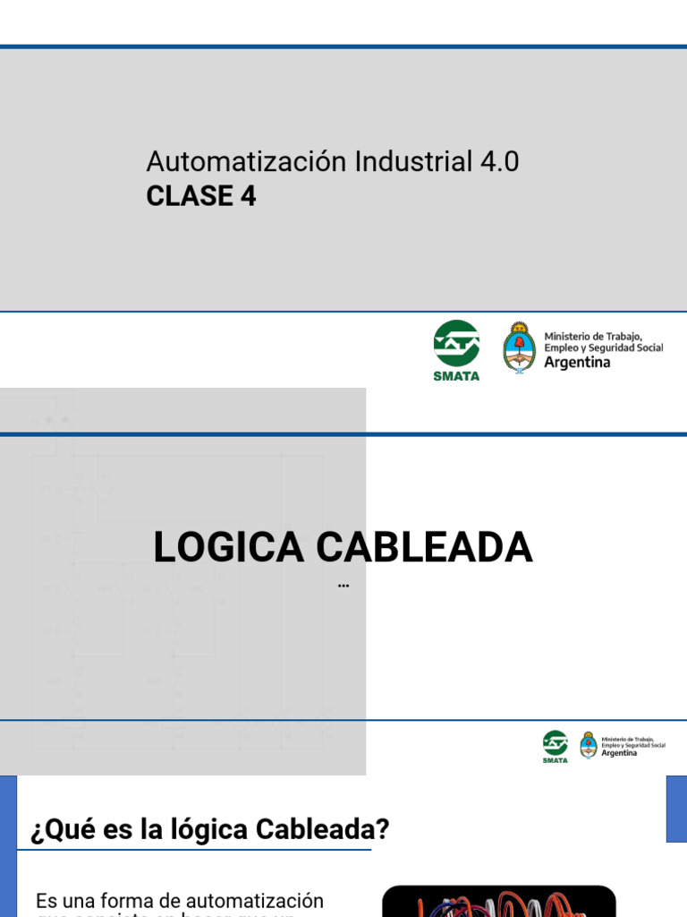 LOgica Cableada v1 | PDF | Cambiar | Componentes eléctricos
