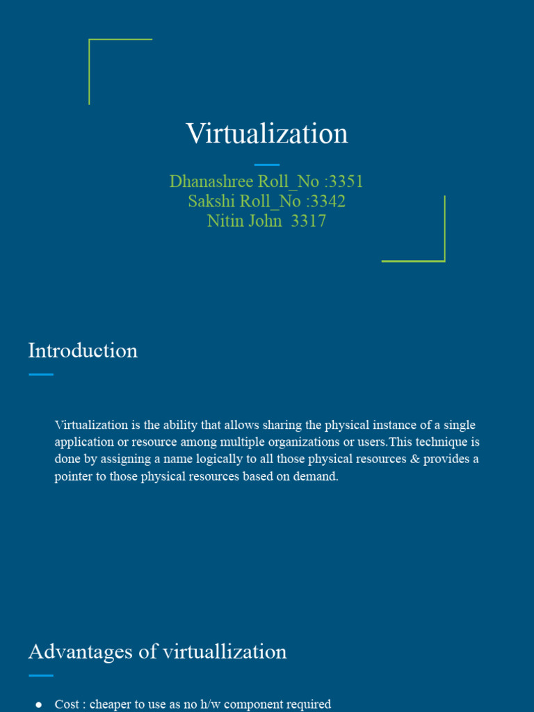 CC Virtualization | PDF | Virtualization | Operating System