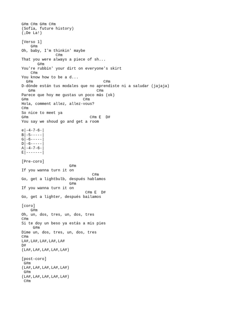 123 Sofia | PDF | Música grabada | Canciones