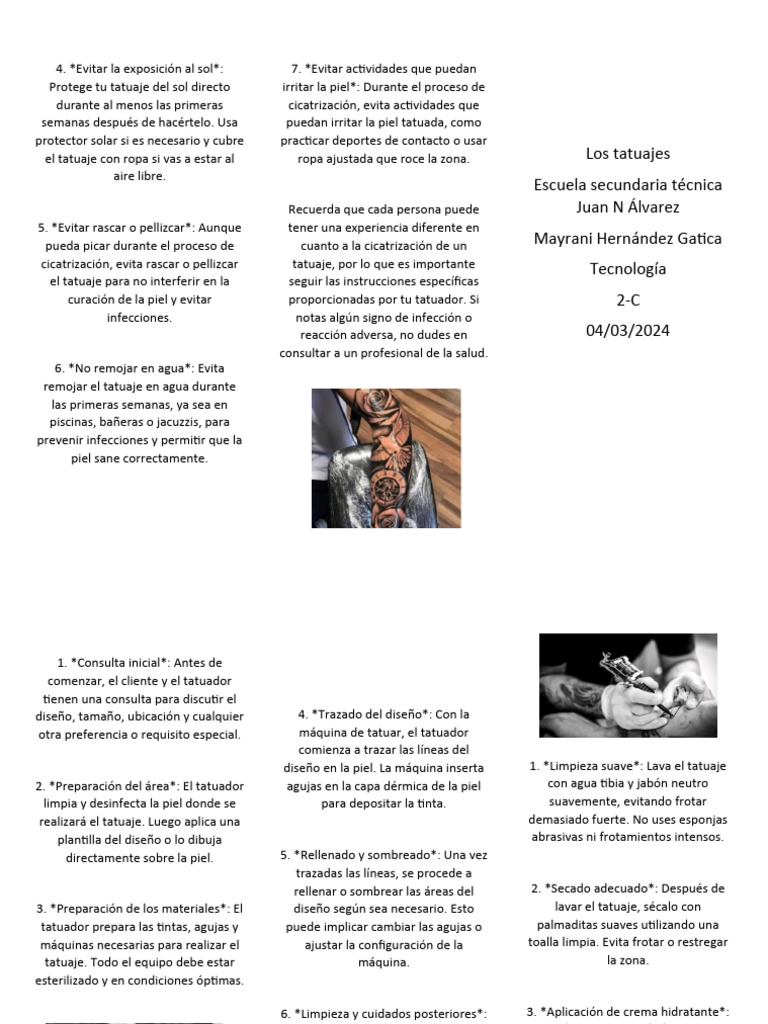 triptico mayrani | PDF | Tatuaje