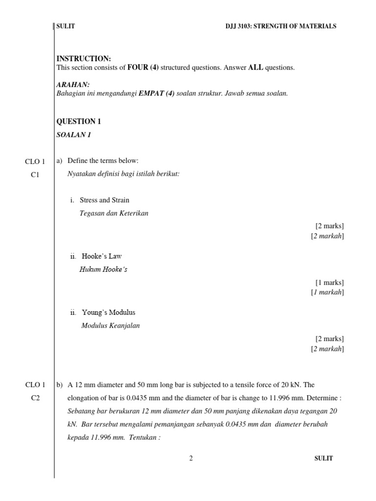 Som Jun 2017 | PDF | Bending | Beam (Structure)