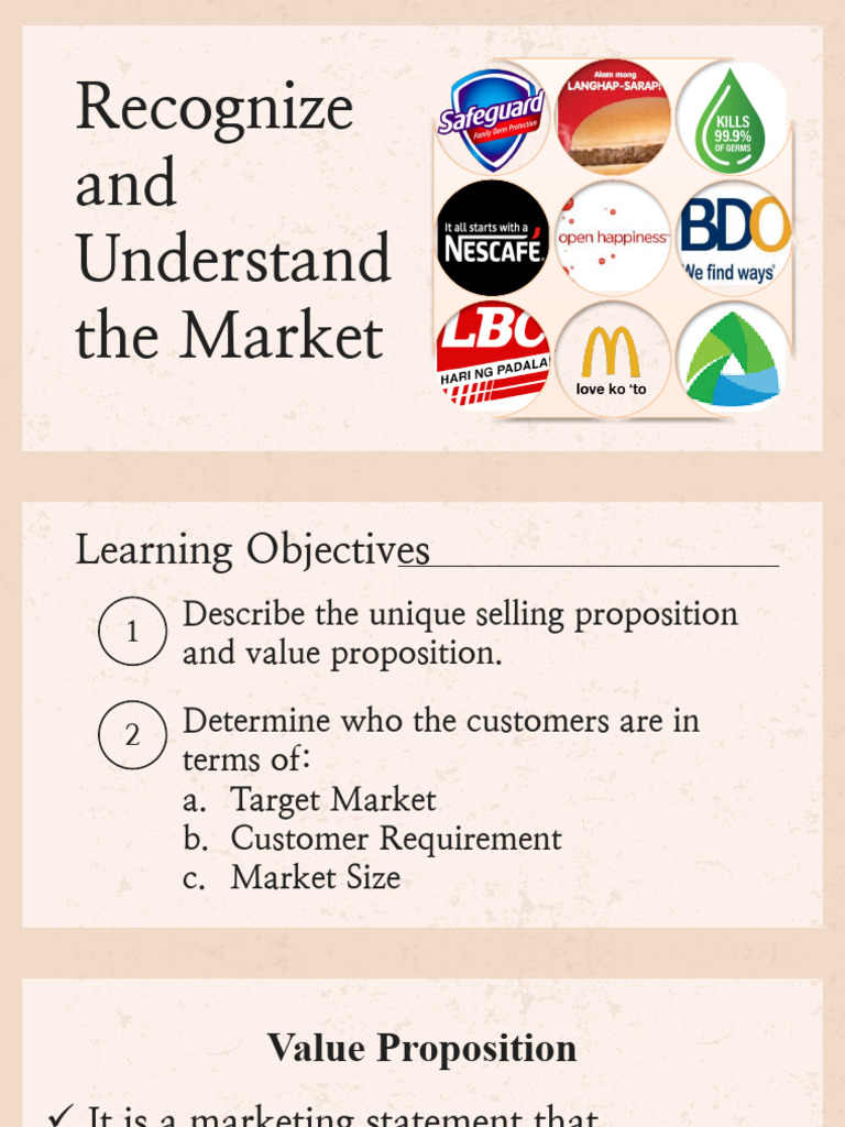 3 Recognize and Understand the Market | PDF | Market Segmentation | Private Sector