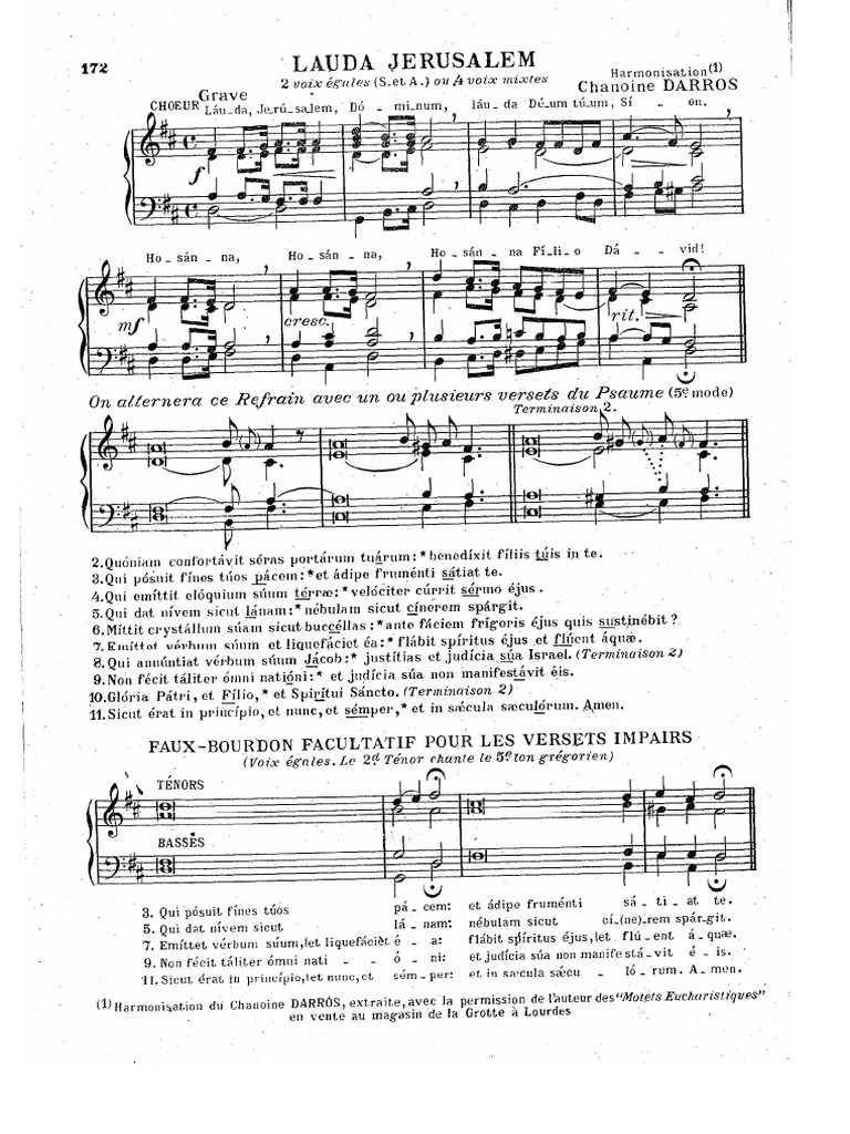 Lauda Jerusalem | PDF