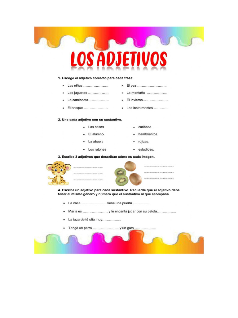 ADJETIVOS | PDF