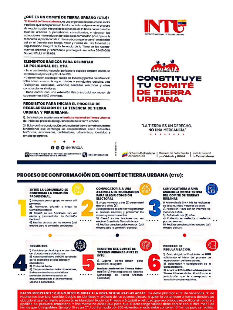 Proceso de Conformación de CTU | PDF