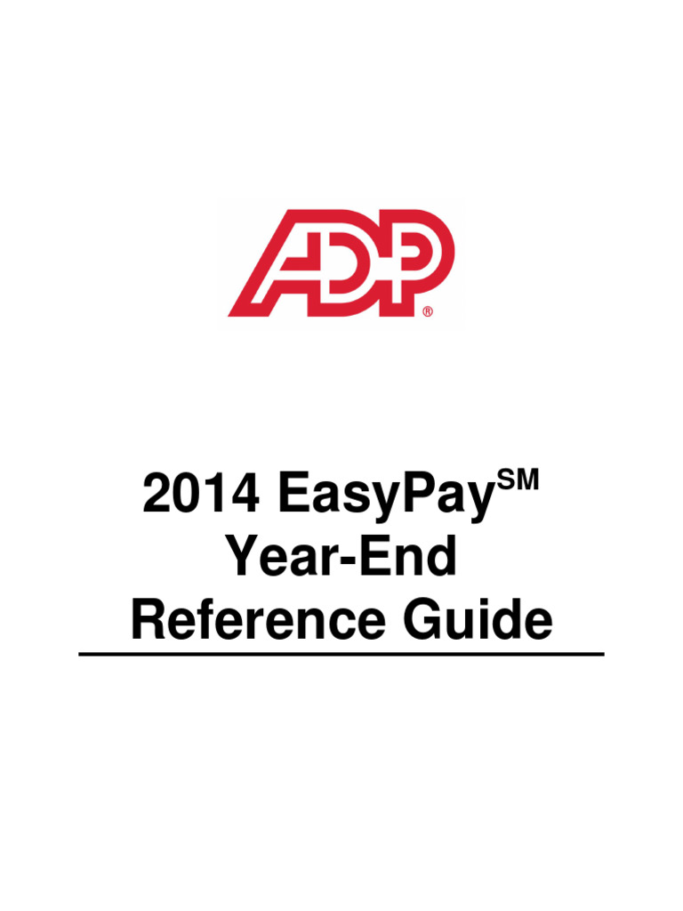 2014 EasyPay Year End Client Guide | PDF | Health Savings Account ...