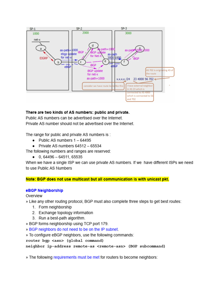 BGP 4 | PDF | Router (Computing) | Internet Protocols