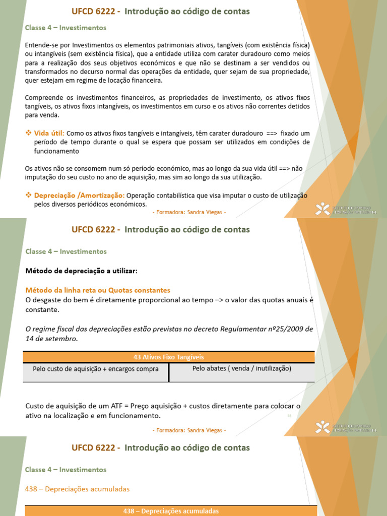 UFCD 6222 - Introdução Codigo Contas - Final-4 | PDF | Ativo fixo ...