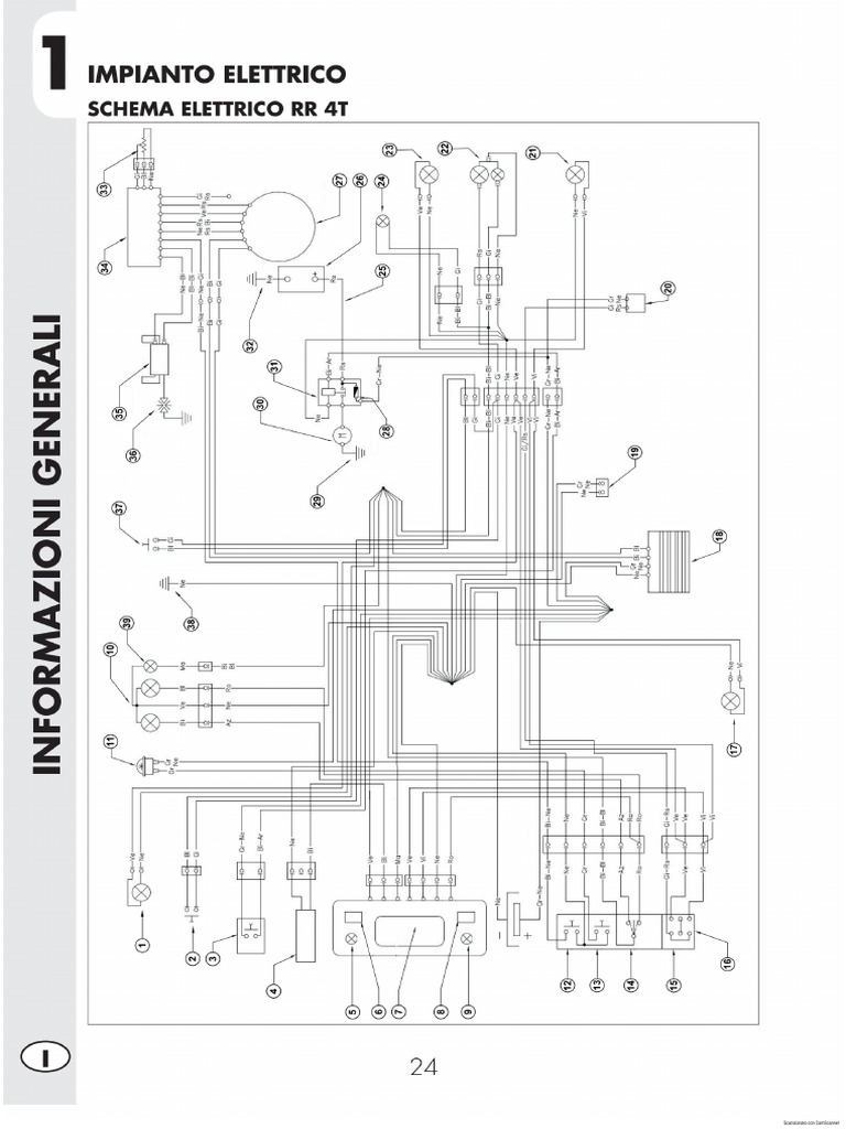 000 - Schema Elettrico - RR - 4T - Italiano | PDF