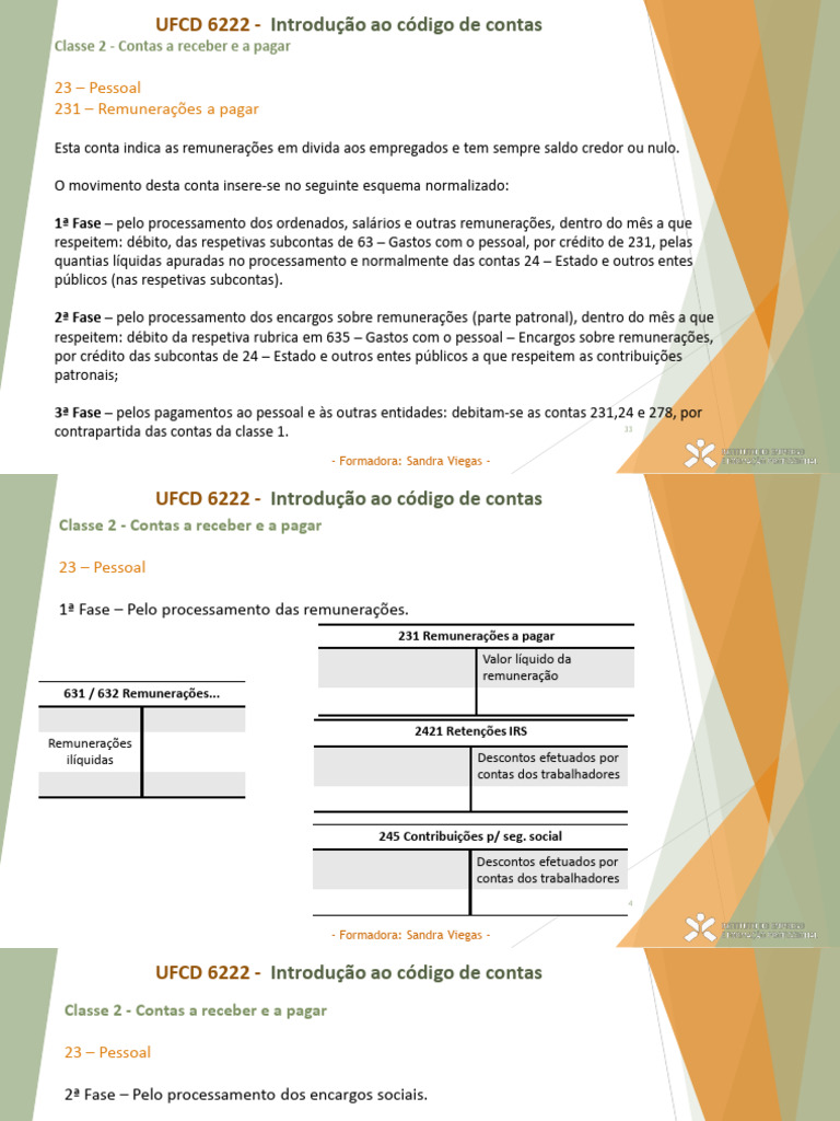 UFCD 6222 - Introdução Codigo Contas - Final-23 | PDF | Impostos ...