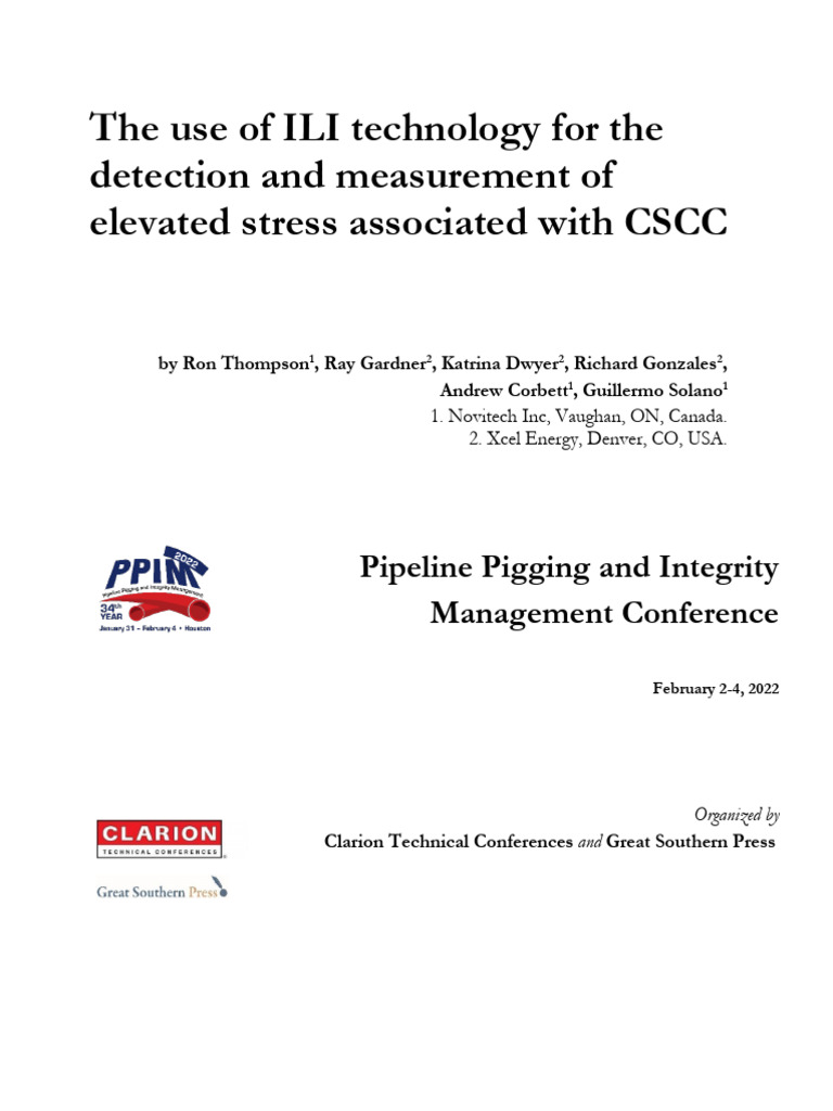 PPIM 2022 - Conference Elevated Stress Associate With CSCC | PDF | Deformation (Engineering ...