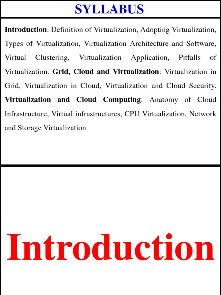 unit-iii-cc | PDF | Virtualization | Cloud Computing
