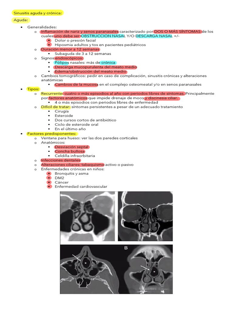 Muerte por sinusitis: riesgos y complicaciones | PDF | Causas de la muerte | Enfermedades y ...
