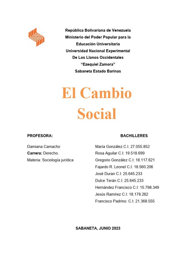 El Cambi Social | PDF