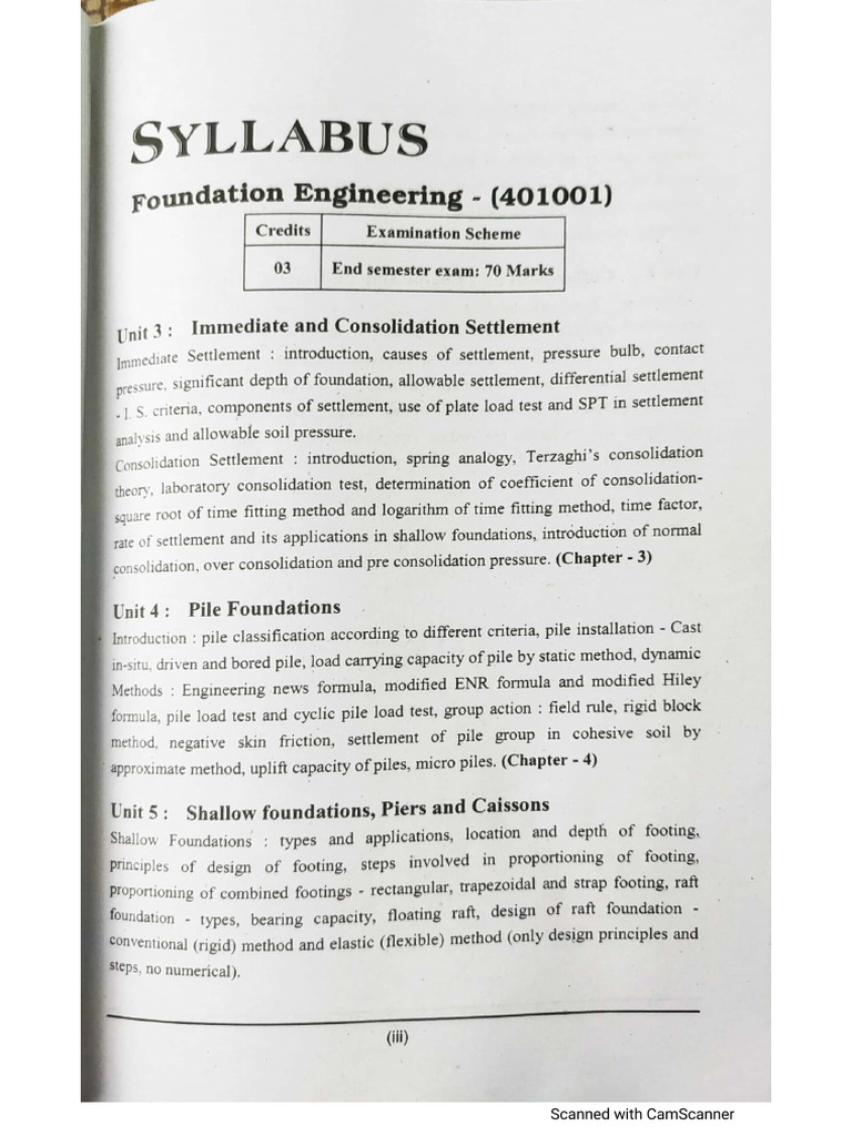 Foundation Engineering Decode | PDF
