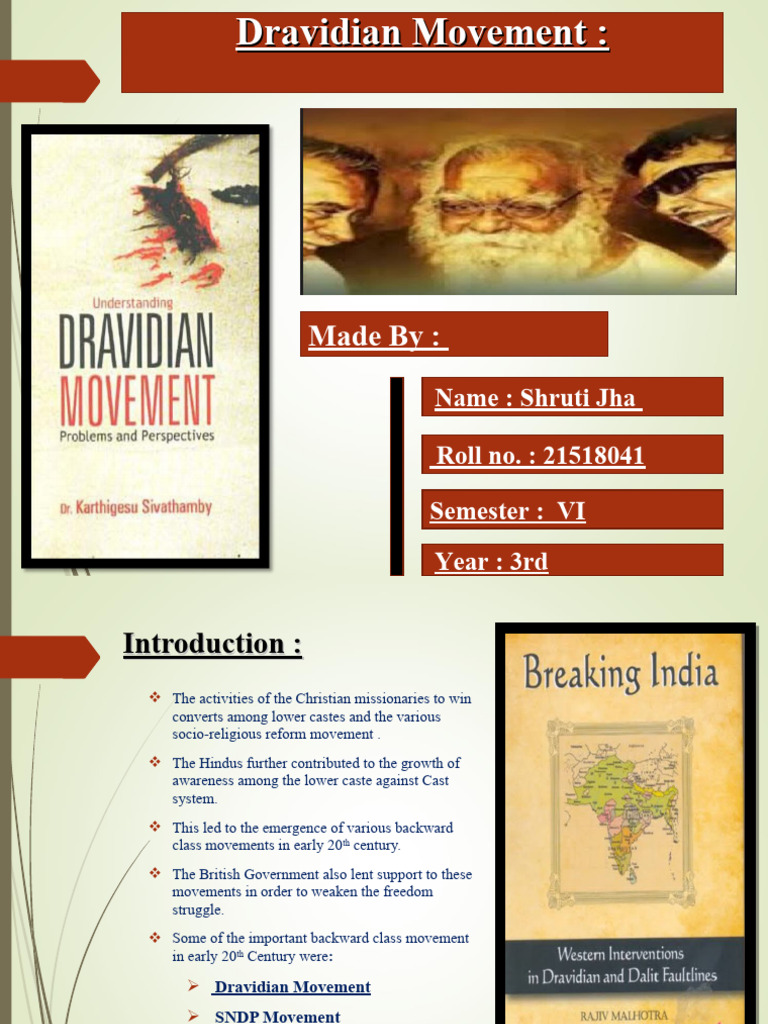 Dravidian Movement | PDF