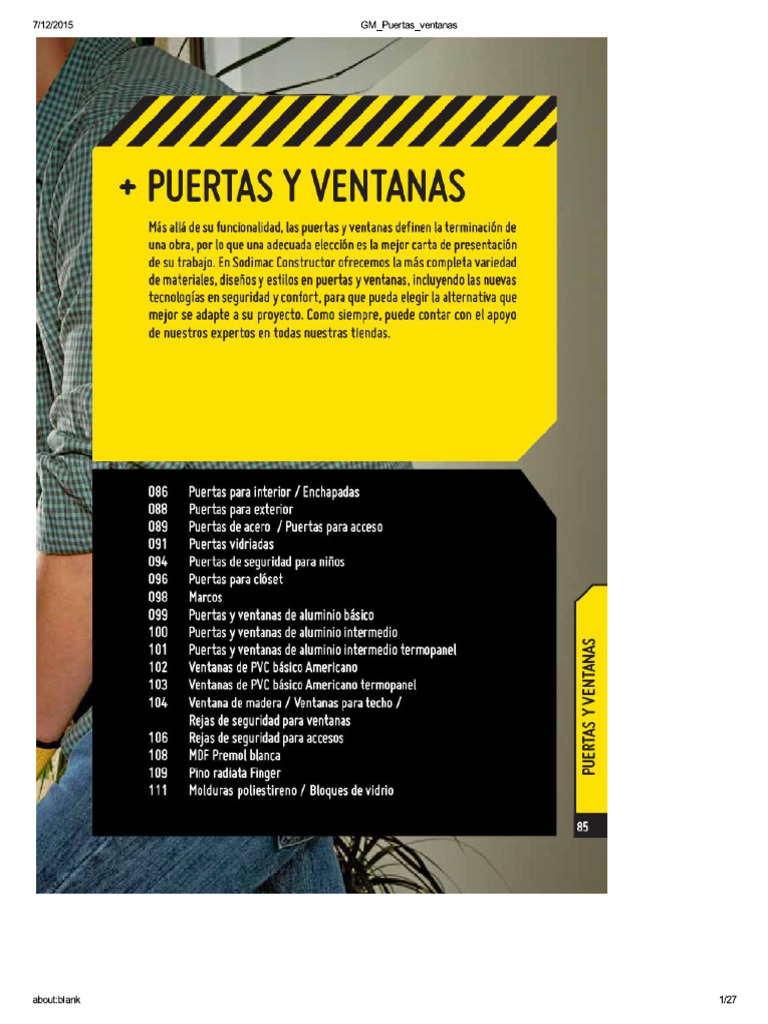GM Puertas Ventanas | PDF