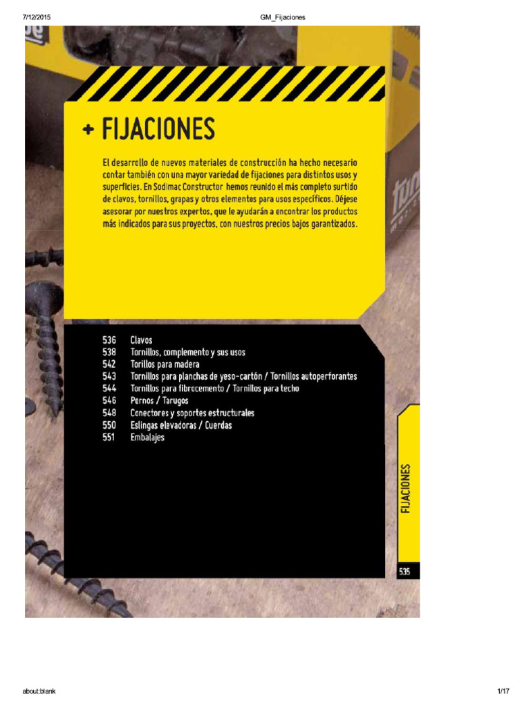 GM Fijaciones | PDF