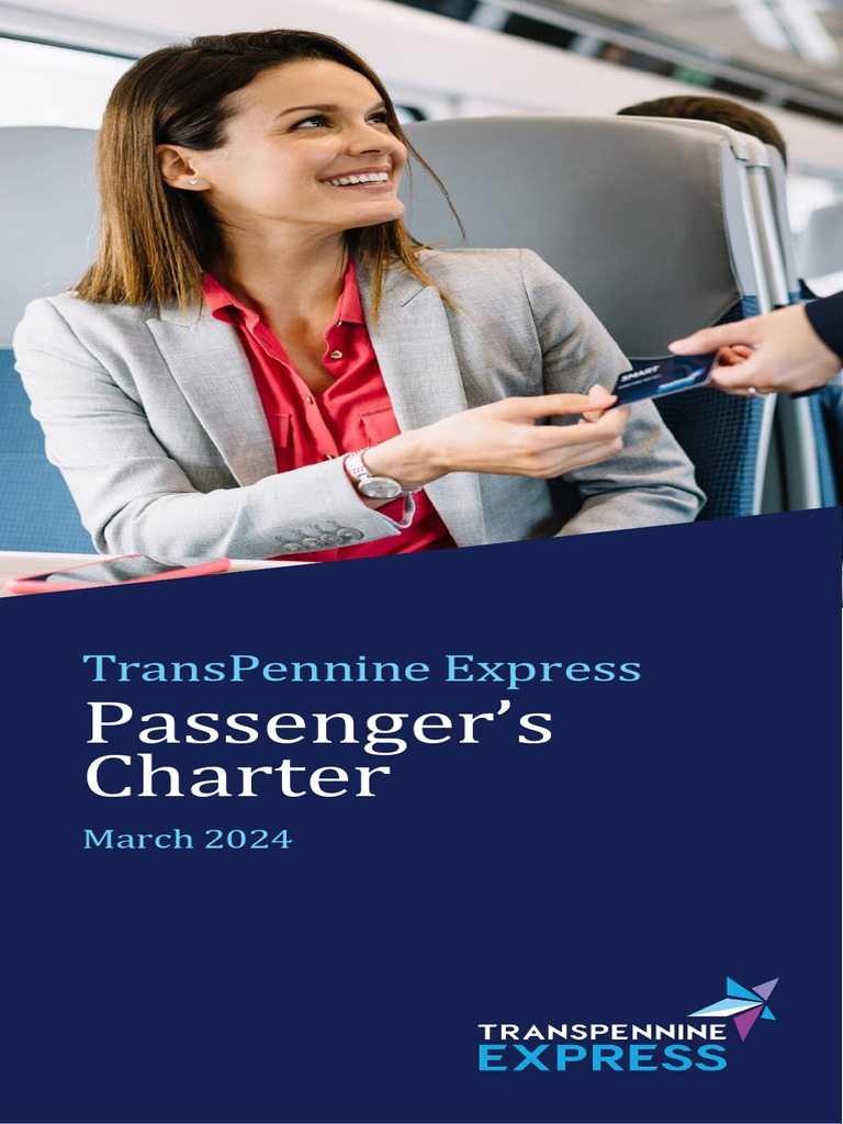TransPennine Express Passenger Charter 2024 | PDF | Ticket (Admission)