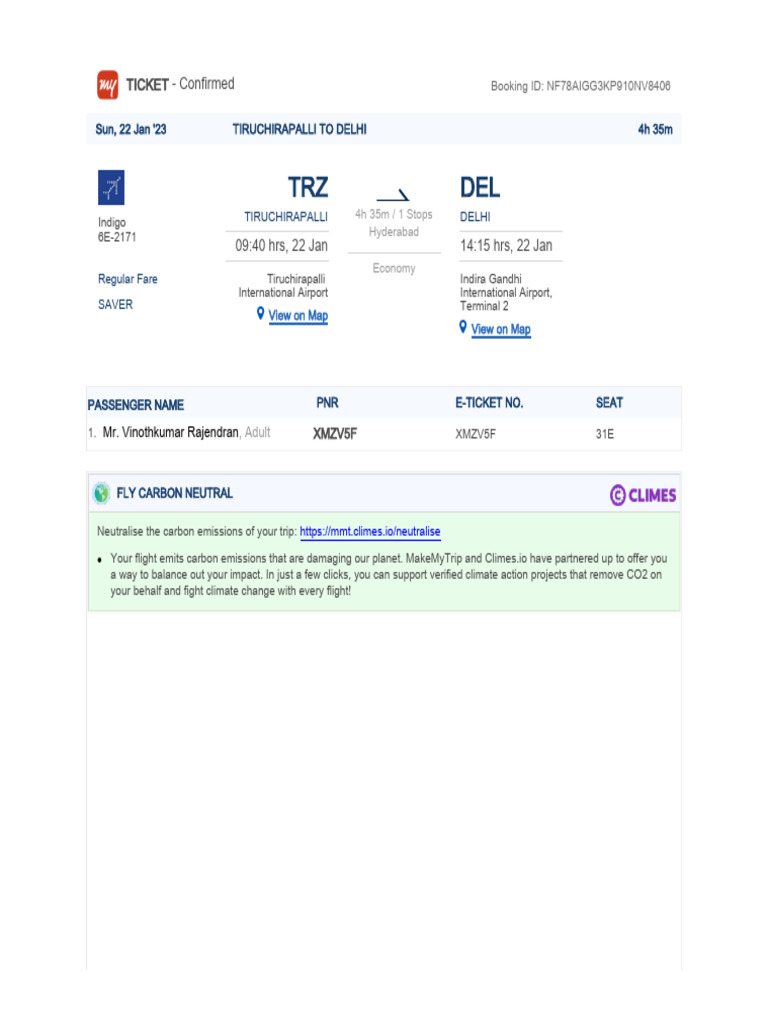 NF78AIGG3KP910NV8406_ETicket | PDF | Transport | Aviation