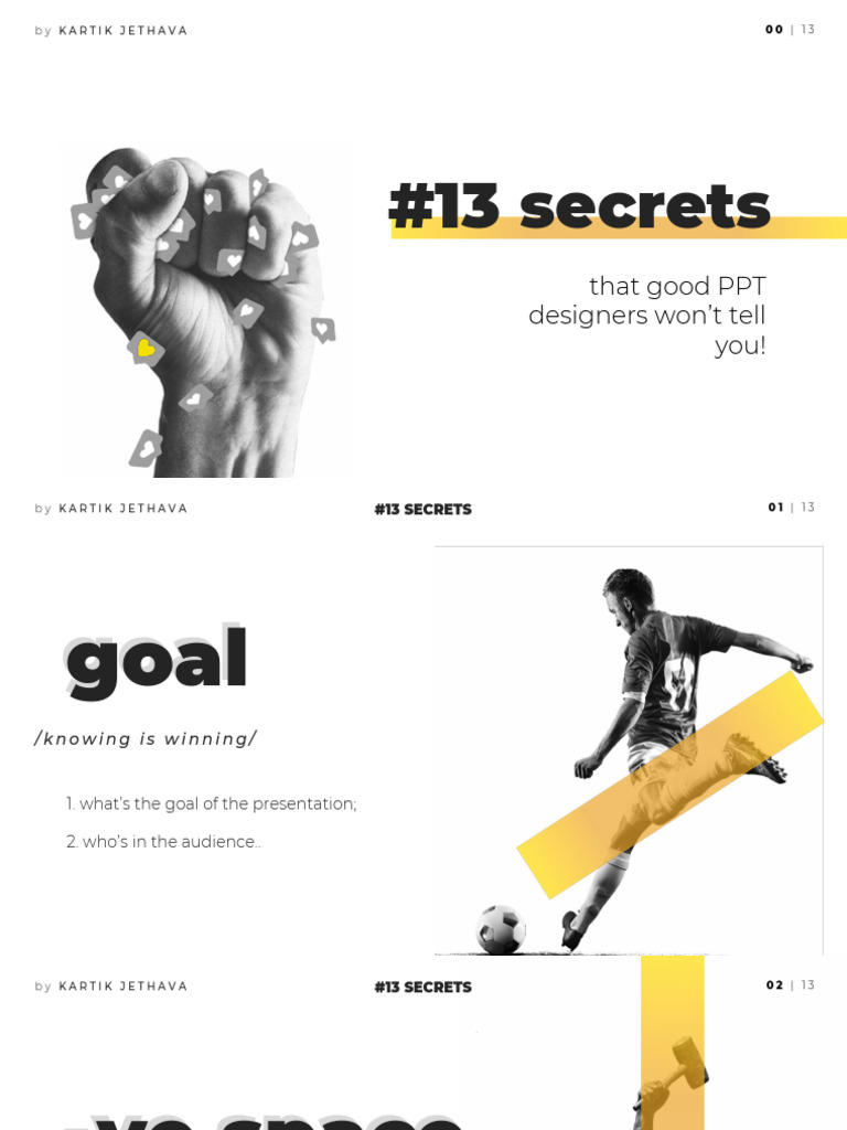 13 Secrets for Effective PPT Design | PDF | Microsoft Power Point