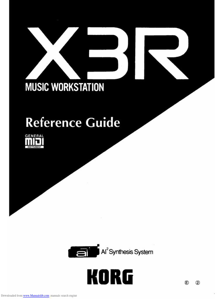 Manual Korg x3 | PDF | Internet Search | Internet Search Engines