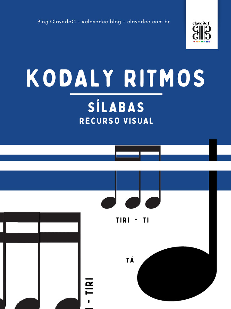 Ritmos KODALY: Sílaba e Recursos | PDF