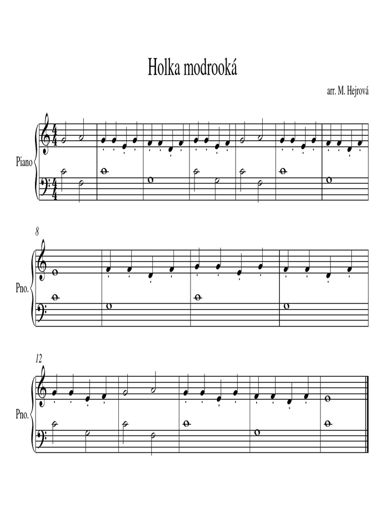 Holka Modrooká | PDF