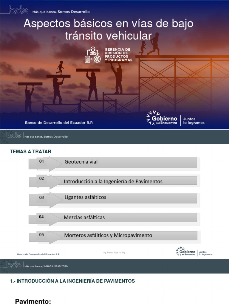 Introducción A La Ingenieria de Pavimentos | PDF | Materiales | Ingeniería de Edificación