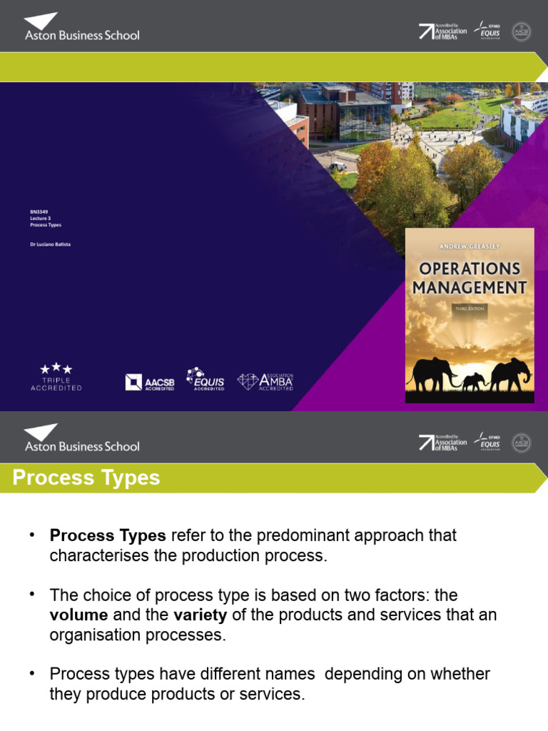 Lecture 3 - Process Types | PDF | Customer | Economies