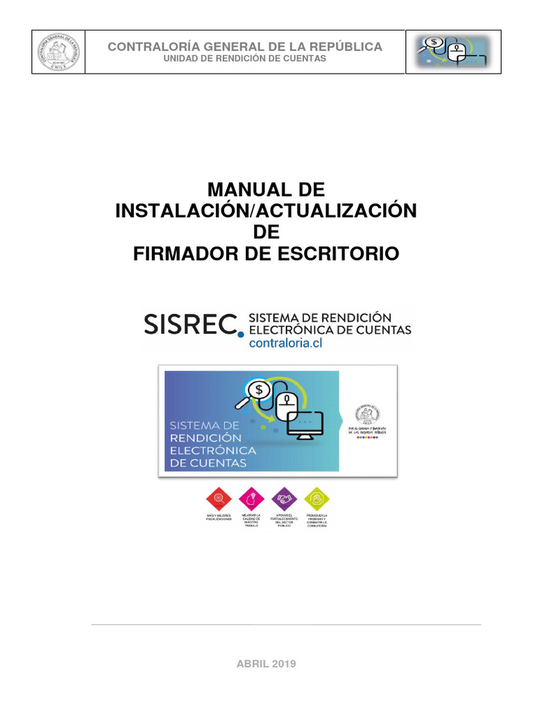 Manual Instalacion Actualizacion Firmador de Escritorio | PDF | Archivo de computadora | Software