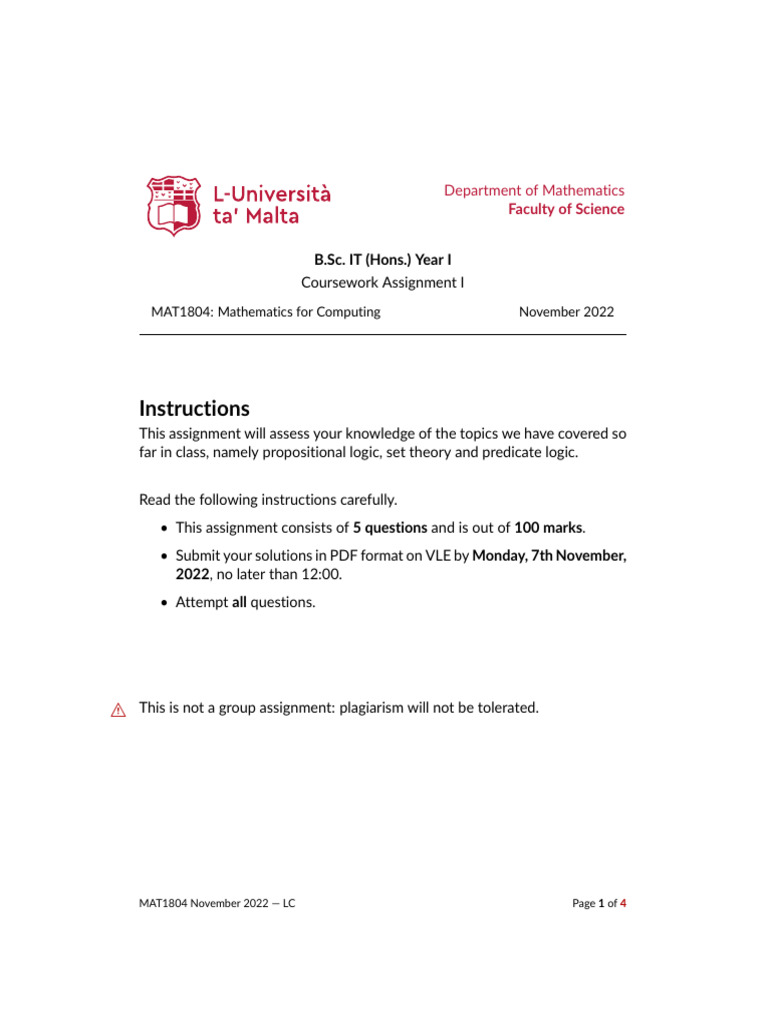 Weekend Assignment 1 | PDF