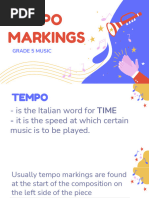 Music Tempo Definitions and Quiz Answers | PDF
