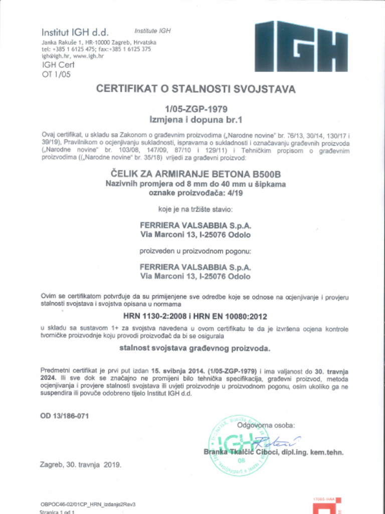 Certif 1 | PDF