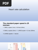 ECG Rate Interpretation: The Standard Paper Speed Is 25mm/sec | PDF ...