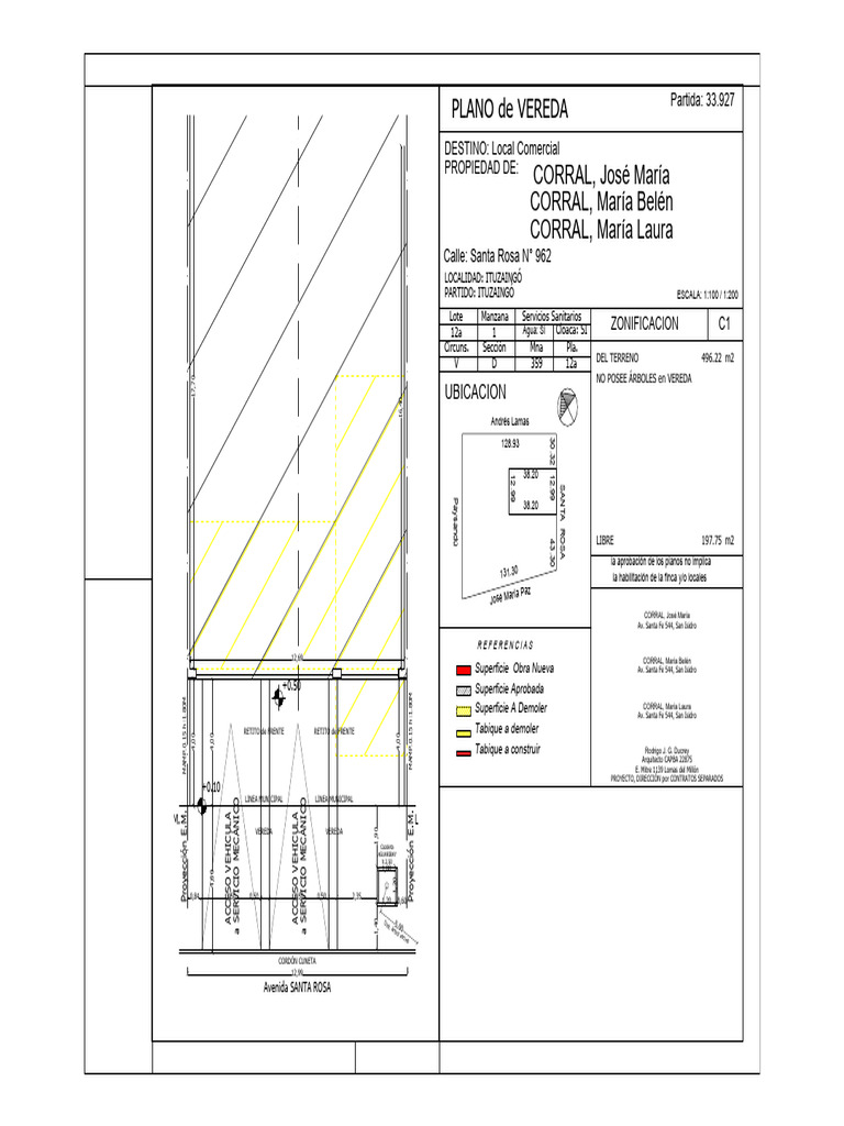 Plano de Vereda | PDF