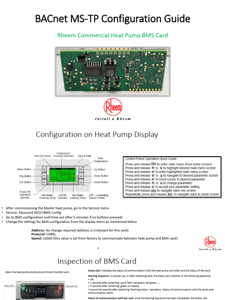 BACnet MS TP Configuration Guide PN50032 Rev A Mar 2020 | PDF | Computing | Computer Science