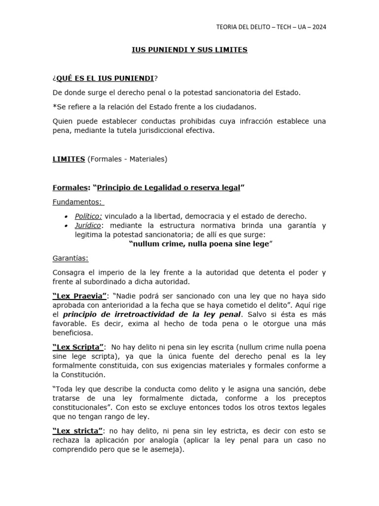 Teoria Del Delito - Ius Puniendi - UA - 2024 - 384257586 | Descargar ... Teoria Del Delito - Ius Puniendi - UA - 2024 - 384257586 | Descargar ...