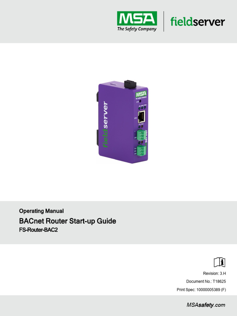 Bacnet Router Start Up Guide Pdf Ip Address Public Key Certificate