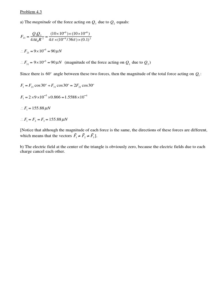 EE340 141 DR - Husain-A - AlJamid HW-1 | PDF | Geometry | Physics
