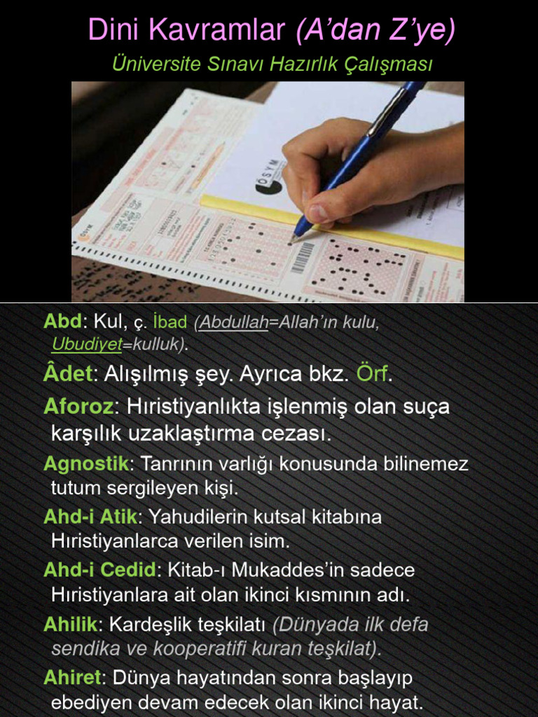 Tyt-Ayt-Din-Kulturu-Kavramlar-Ve-Anlamlari- | PDF