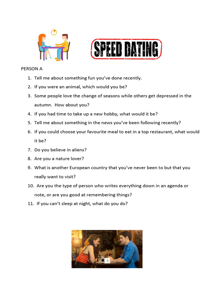 Speed Dating Event for B2 Partners | PDF