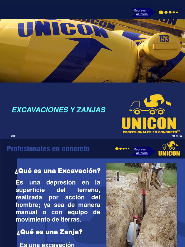 Excavaciones y Zanjas - Ver. 02 | PDF