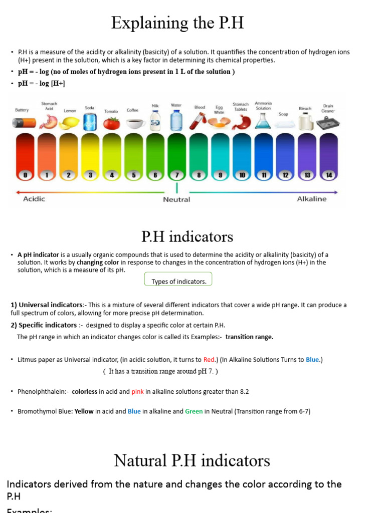 Red Cabbage pH Indicator Guide | PDF | Ph | Chemistry
