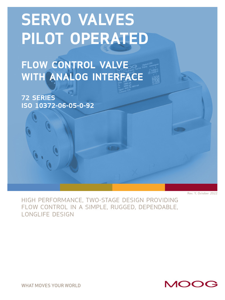 Moog Servo Valves Catalogue | PDF | Electric Motor | Electrical Engineering