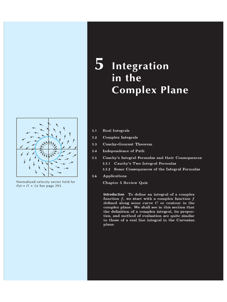 5 Complex Integration | PDF