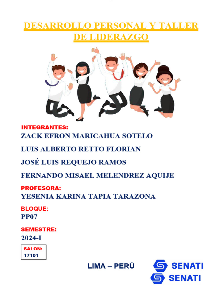 Actividad-Entregable-1-Desarrollo-Personal-Y-Taller-De-Liderazgo RESUELTO | PDF